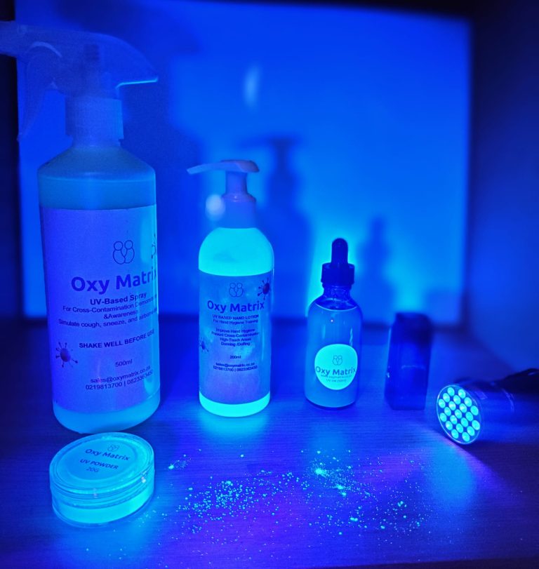 UV Based Hand Hygiene & Cross Contamination Training Kit – Oxy Matrix